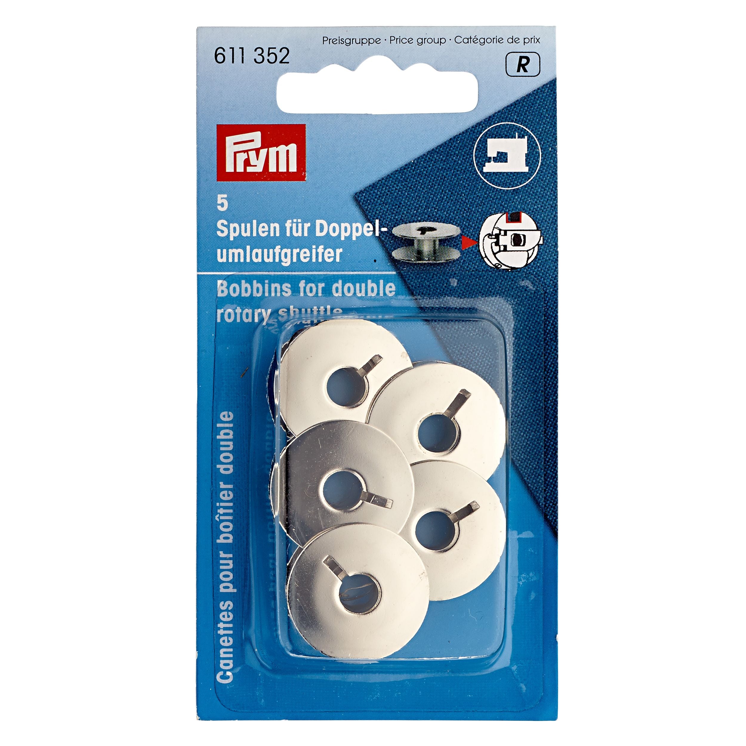 Sewing machine bobbins, double rotary shuttle – Prym Consumer Asia